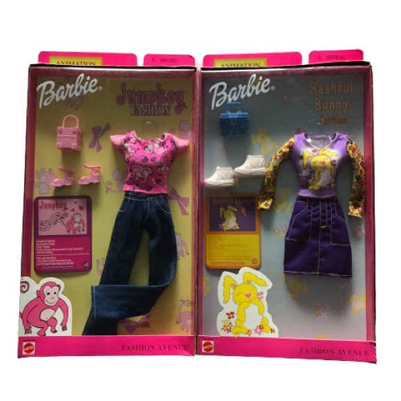 Mattel | Toys | Barbie Animation Styles Set Of 2 Outfits Brand New ...